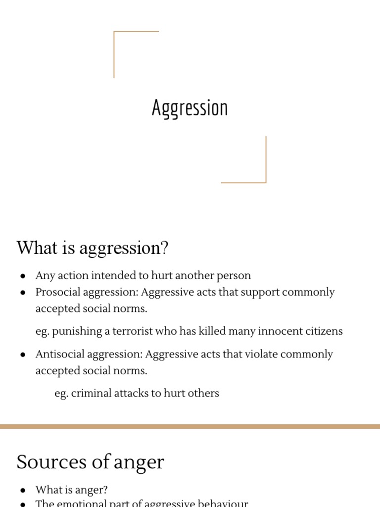Aggression | PDF | Aggression | Empathy
