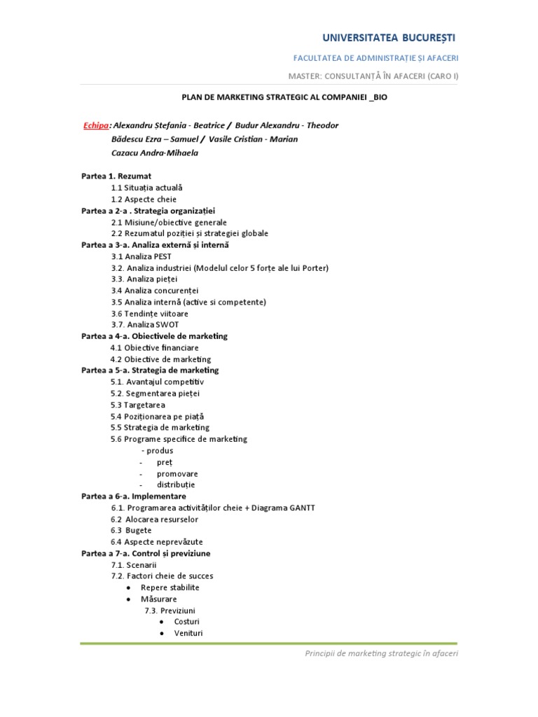 Tema 1 - Proiect - PMSA | PDF