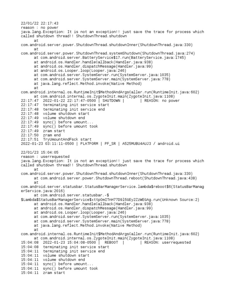 Power Off Reset Reason | PDF | Java (Programming Language) | Java Specification Requests