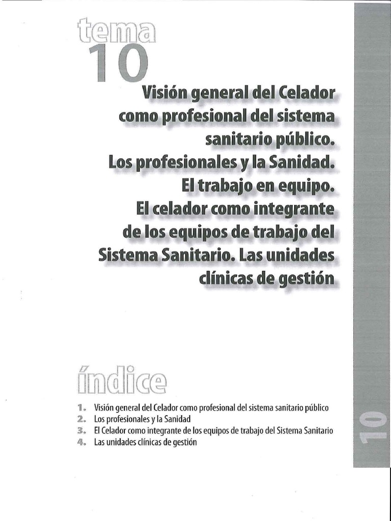 Temas Especificos Celador | PDF | Enfermería | Tecnología de ...