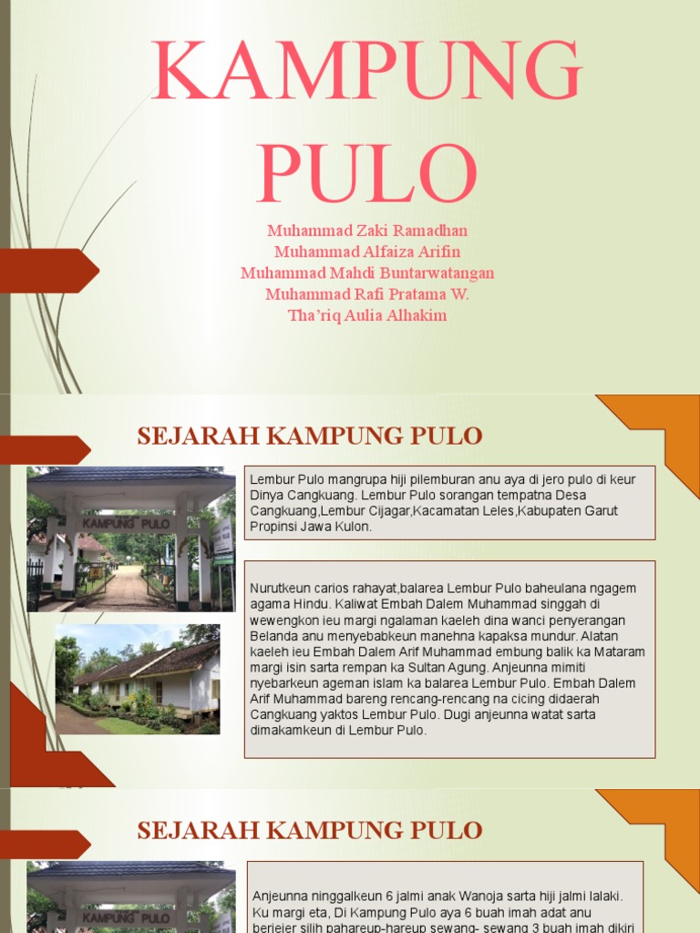 Basun Kampung Pulo (Basun Vers) | PDF