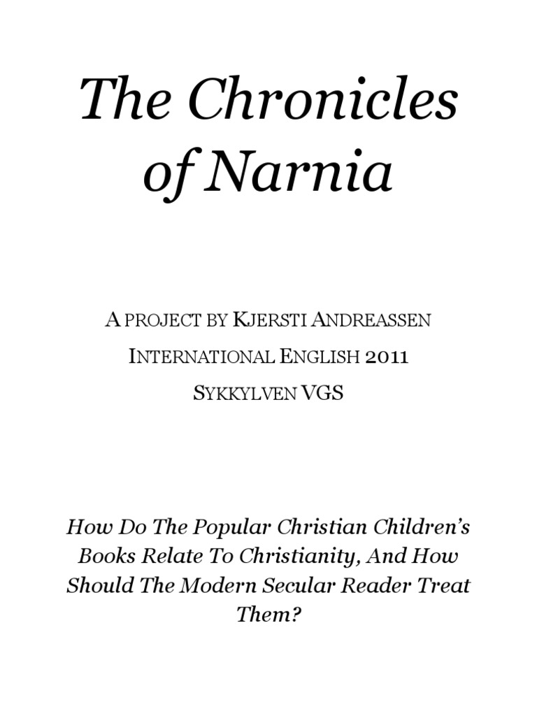 The Chronicles of Narnia | PDF | Aslan | The Chronicles Of Narnia