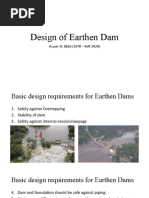 Small Earth Dam Design Guidelines | PDF | Dam | Soil Mechanics