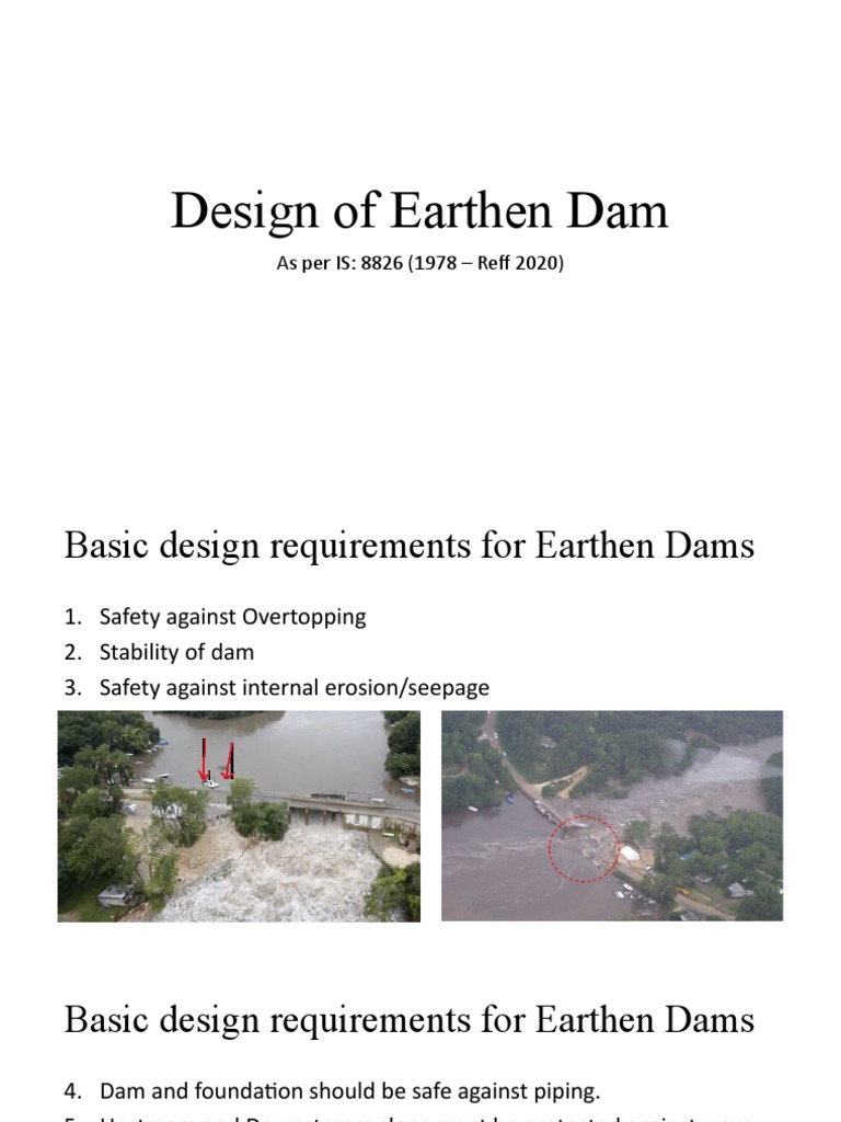 Design of Earthen Dam | PDF | Dam | Soil Mechanics