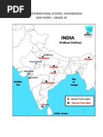 Nationalism in India Map Work Class10 | PDF