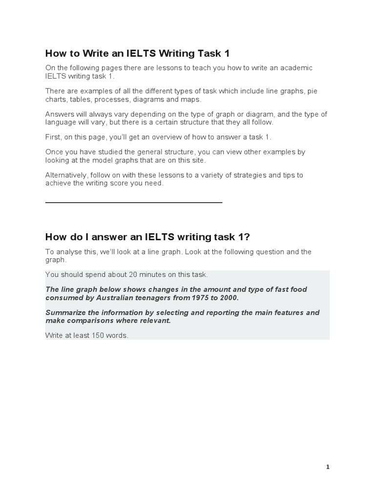 How to Analyze Trends in IELTS Writing Task 1 | PDF | Water Vapor | Water