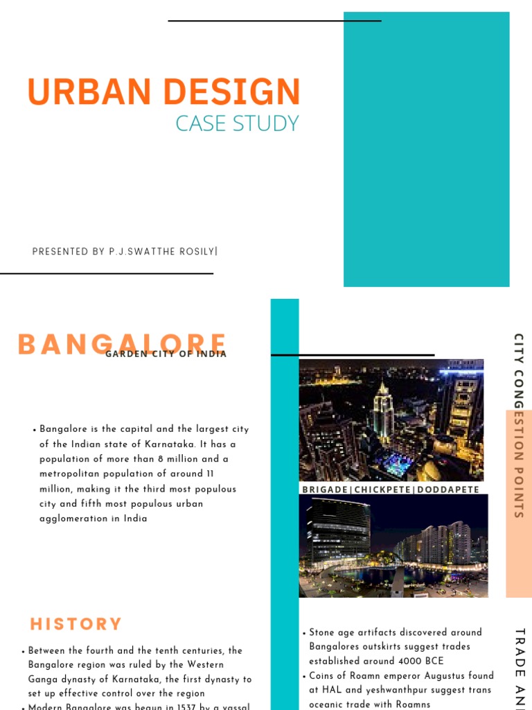 Urban Design: Case Study | PDF | Bangalore | Public Transport
