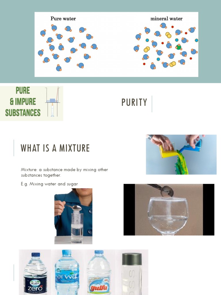 Understanding Mixtures and Purity | PDF