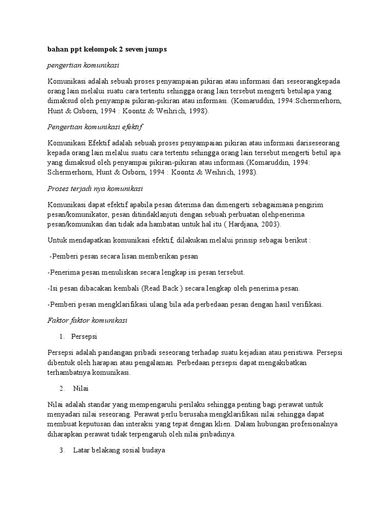 Bahan PPT Seven Jump | PDF