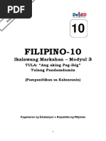 Filipino 10 - Q2 - Modyul 1 - Ver6 | PDF