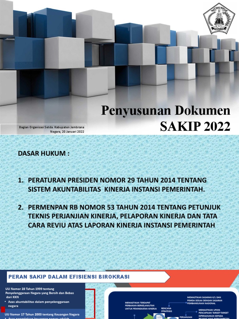 Paparan Penyusunan LKjIP 2021 | PDF