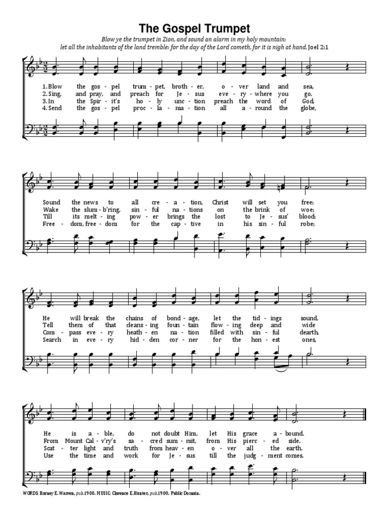 The Gospel Trumpet | PDF | Christian Belief And Doctrine | Systematic ...