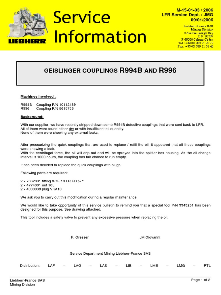 Service Information: Geislinger Couplings AND | Download Free PDF ...