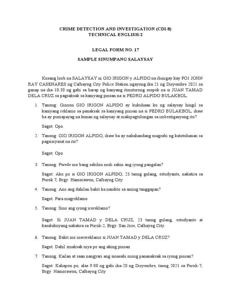 Crime Detection and Investigation | PDF