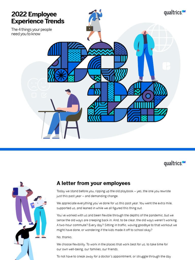 Qualtrics 2022 Employee Experience Trends Report Pdf Diversity