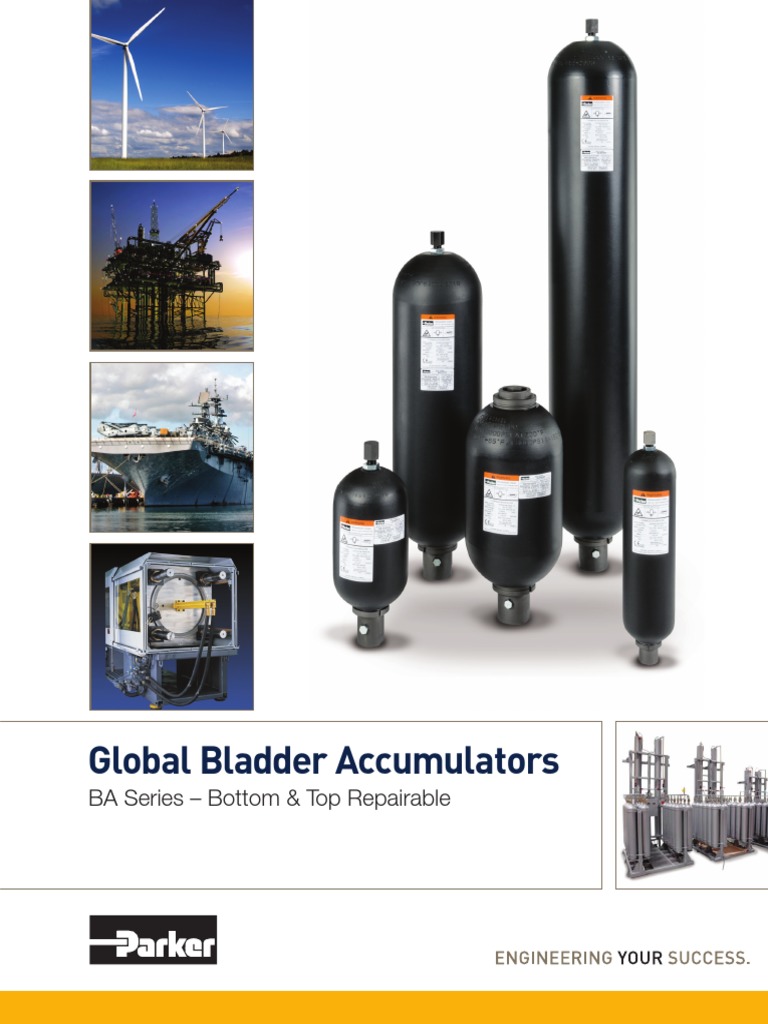 HY10-1650 BA Series Global Bladder Accumulators | PDF | Gallon