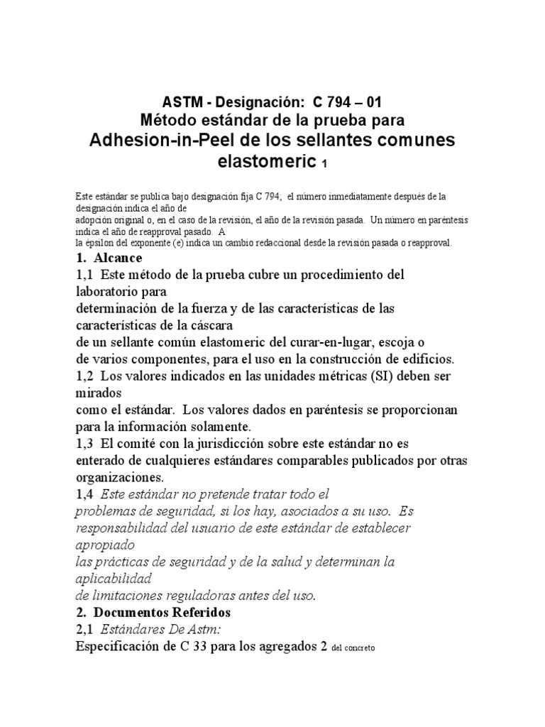 Astm C794 | PDF | Cemento | Hormigón