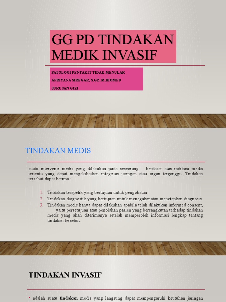 Tindakan Invasif | PDF