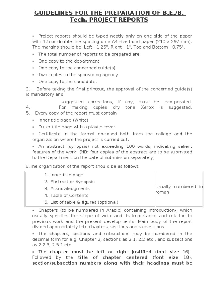 VTU Project Report Preparation Guidelines | PDF | Software | Engineering