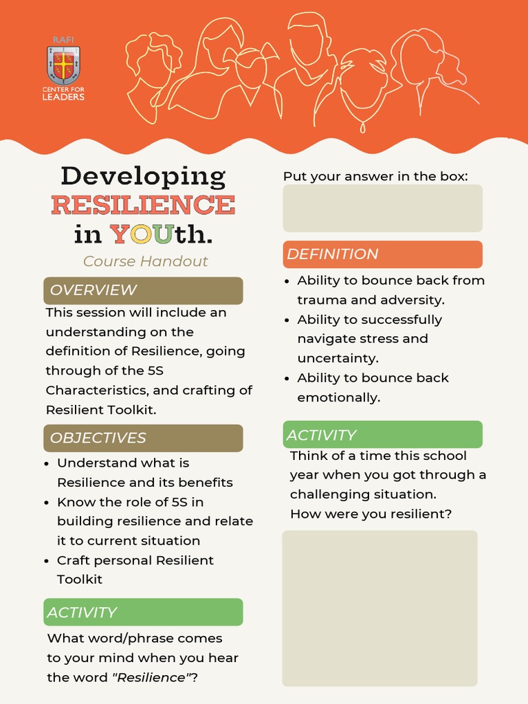 Resilience in YOUth - Course Handout | PDF