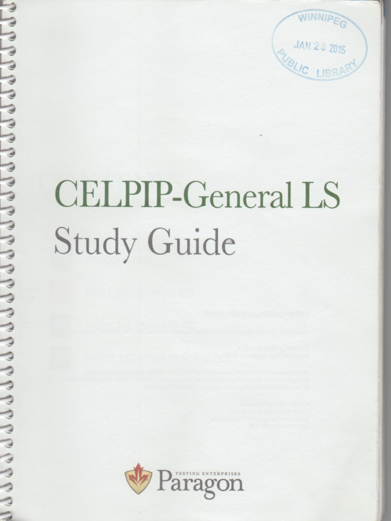 Celpip General Guide LS | PDF