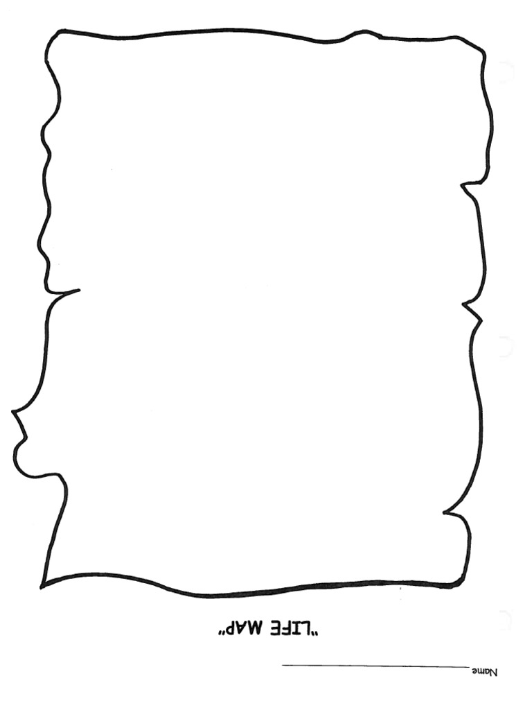 Life Map (Portrait) Template | PDF