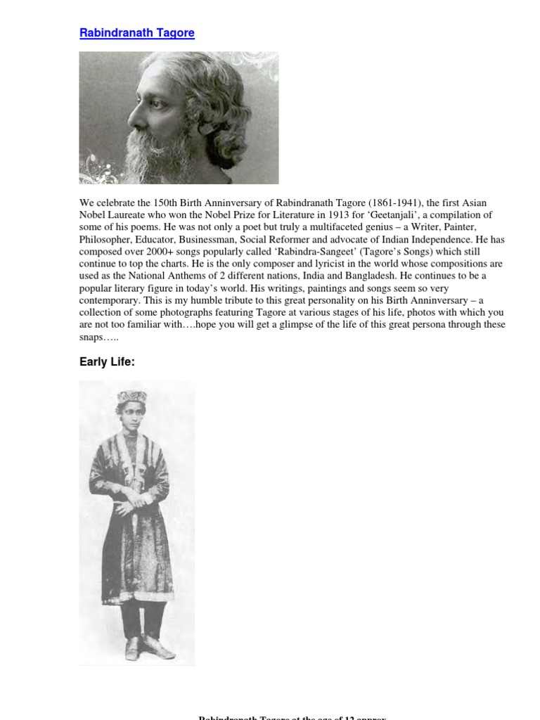 Rabindranath Tagore | PDF | Rabindranath Tagore