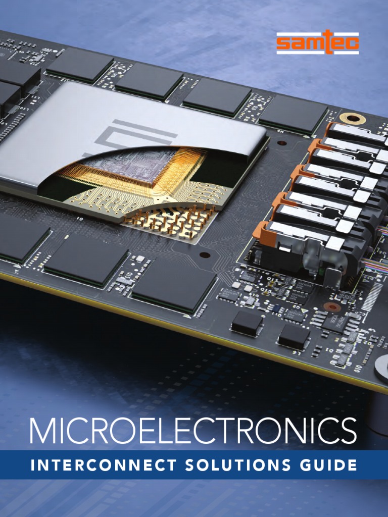 Microelectronics: Interconnect Solutions Guide | PDF | Glasses ...
