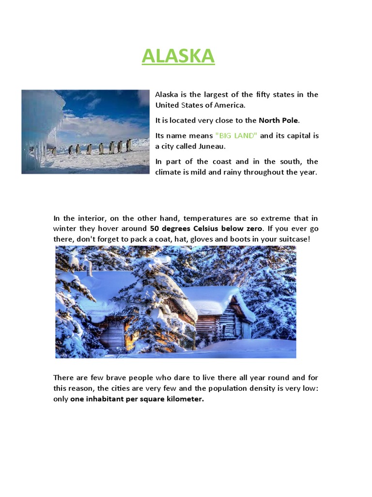 Discover Alaska: Land of Extremes and Beauty | PDF