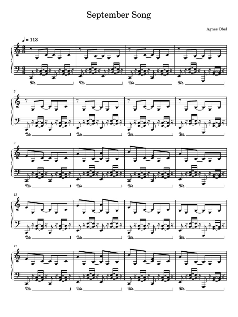 September - Song Adjusted | PDF