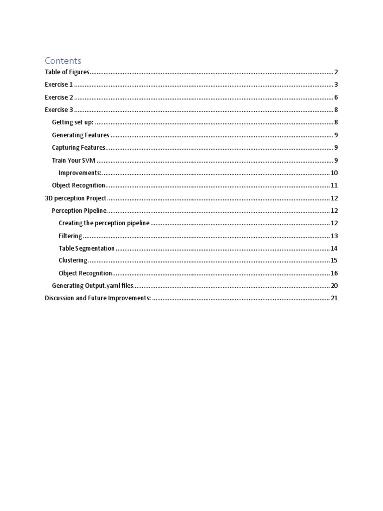 Writeup 3D Perception | PDF | Computer Programming | Computer Engineering