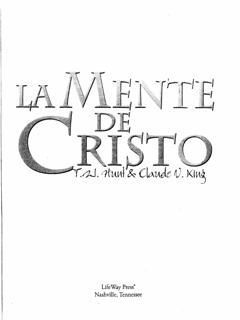 La Mente de Cristo | PDF
