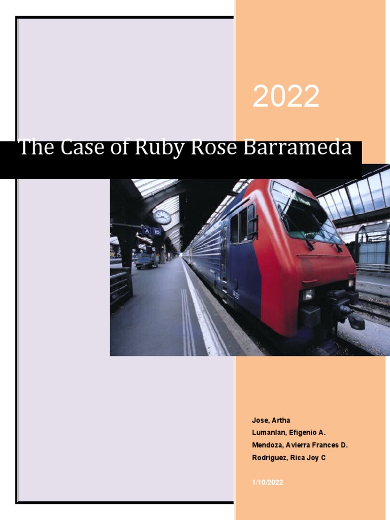 Group 12 - Ruby Rose Barrameda | PDF | Criminal Law | Crimes