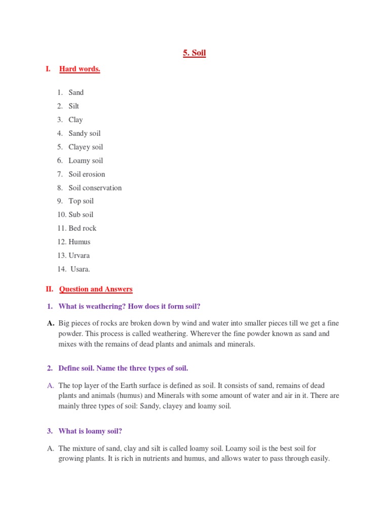4th Soil Notes | PDF