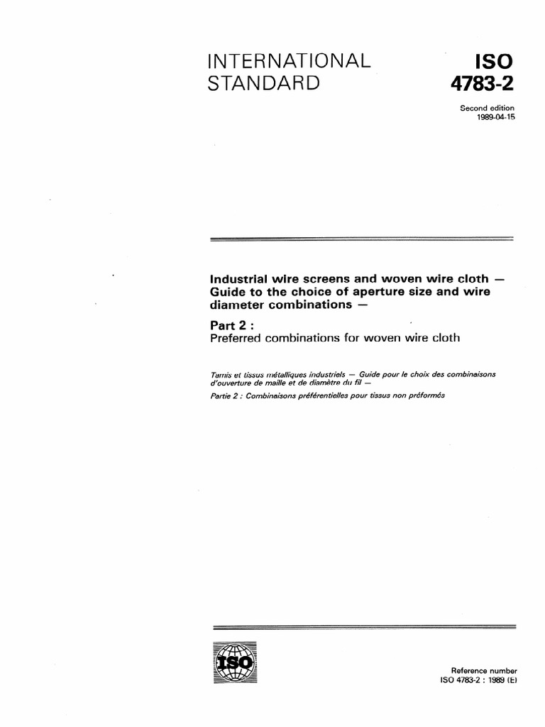 Iso 4783-2 | PDF | International Organization For Standardization ...