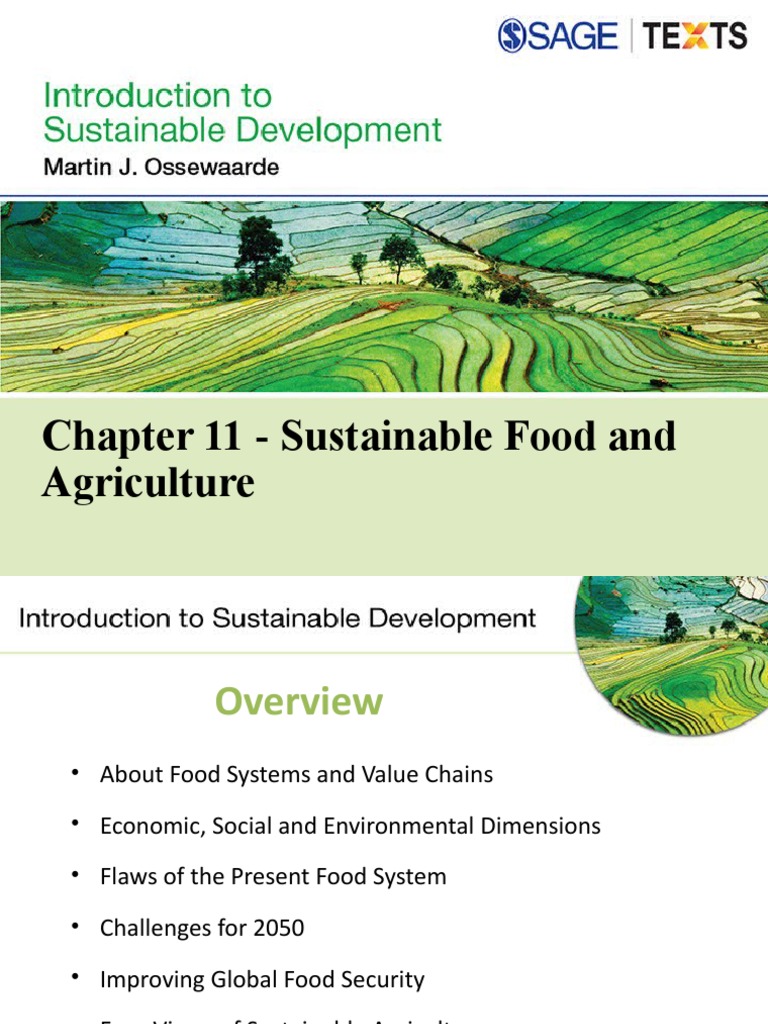 Chapter 11 - Sustainable Food and Agriculture | PDF | Agriculture ...