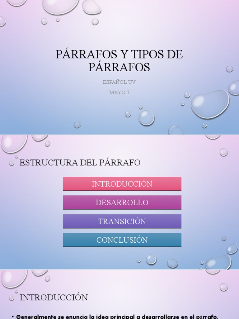 Estructura del párrafo en EXANI II | PDF | Plan de estudios