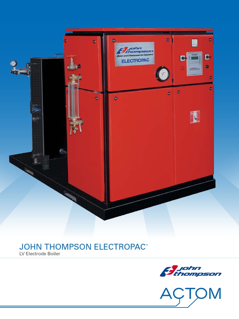 John Thompson Electropac Boiler Brochure | PDF | Boiler | Gases