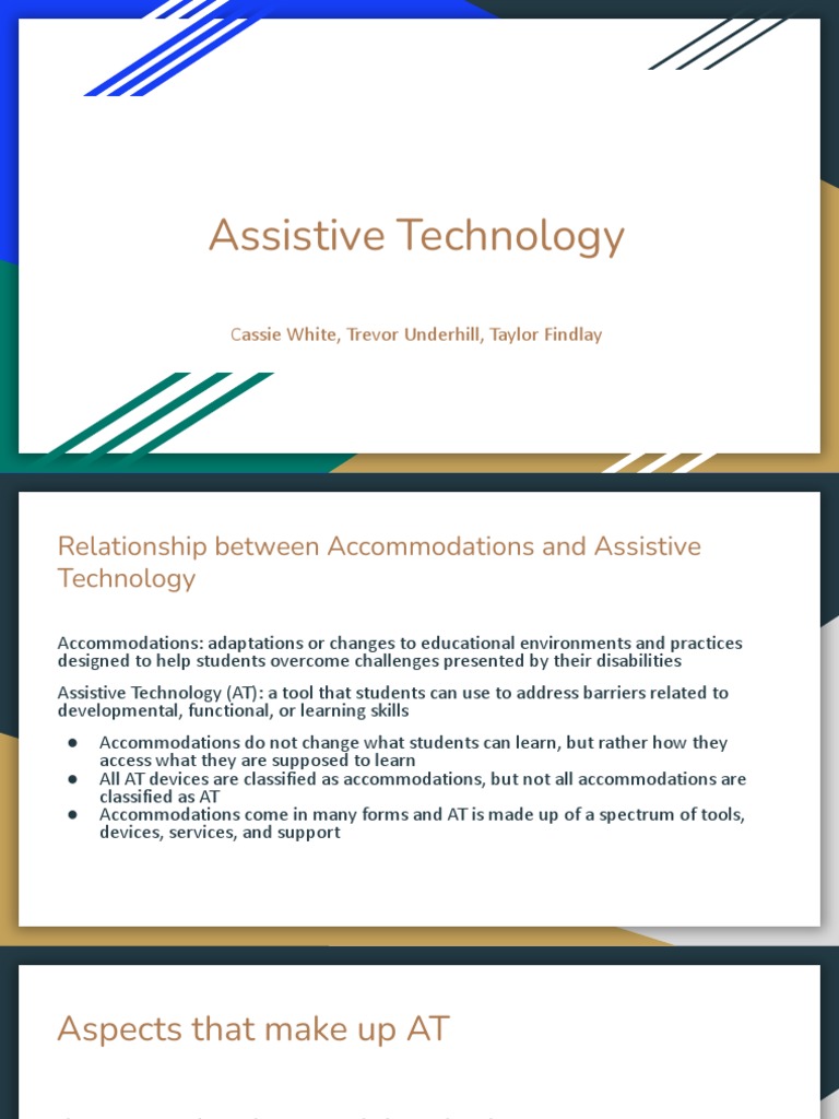 Assistive Technology | PDF | Individualized Education Program | Teachers