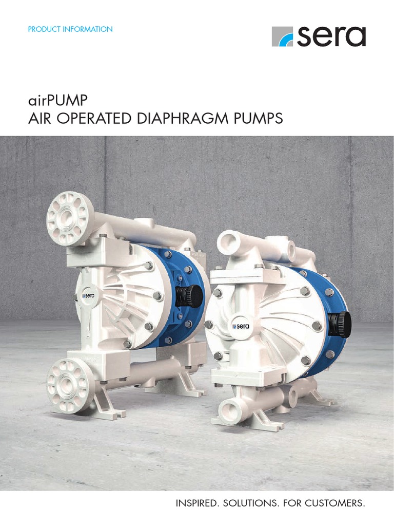 Air Operated Diaphram Pump | PDF | Valve | Pump