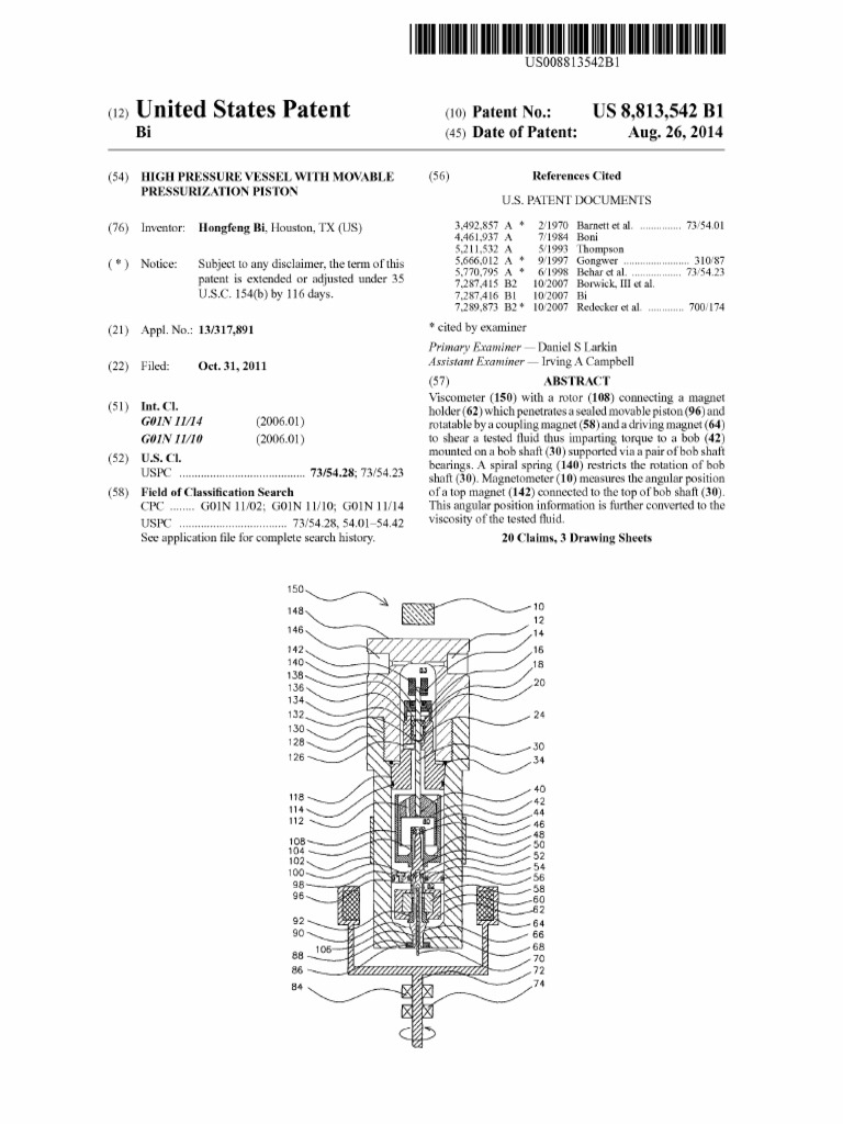 United States Patent (10) Patent No.: US 8,813,542 B1 | PDF | Applied ...