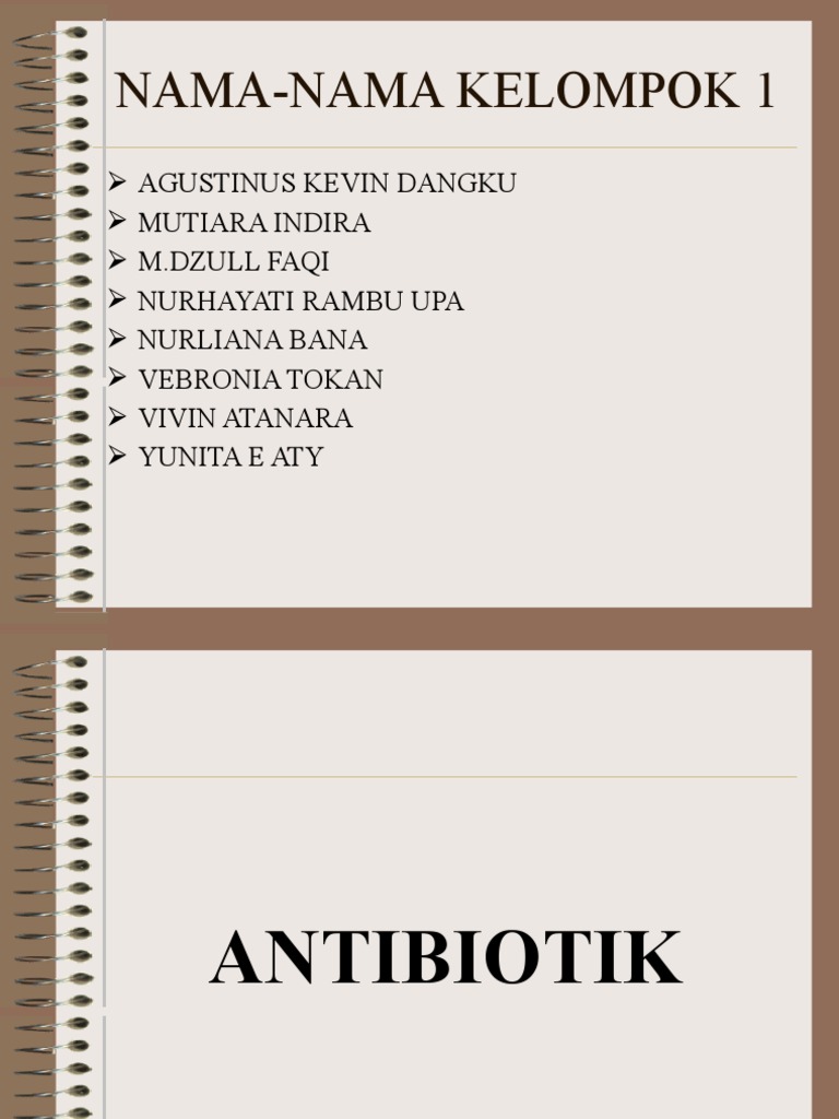 PPT Antibiotik | PDF