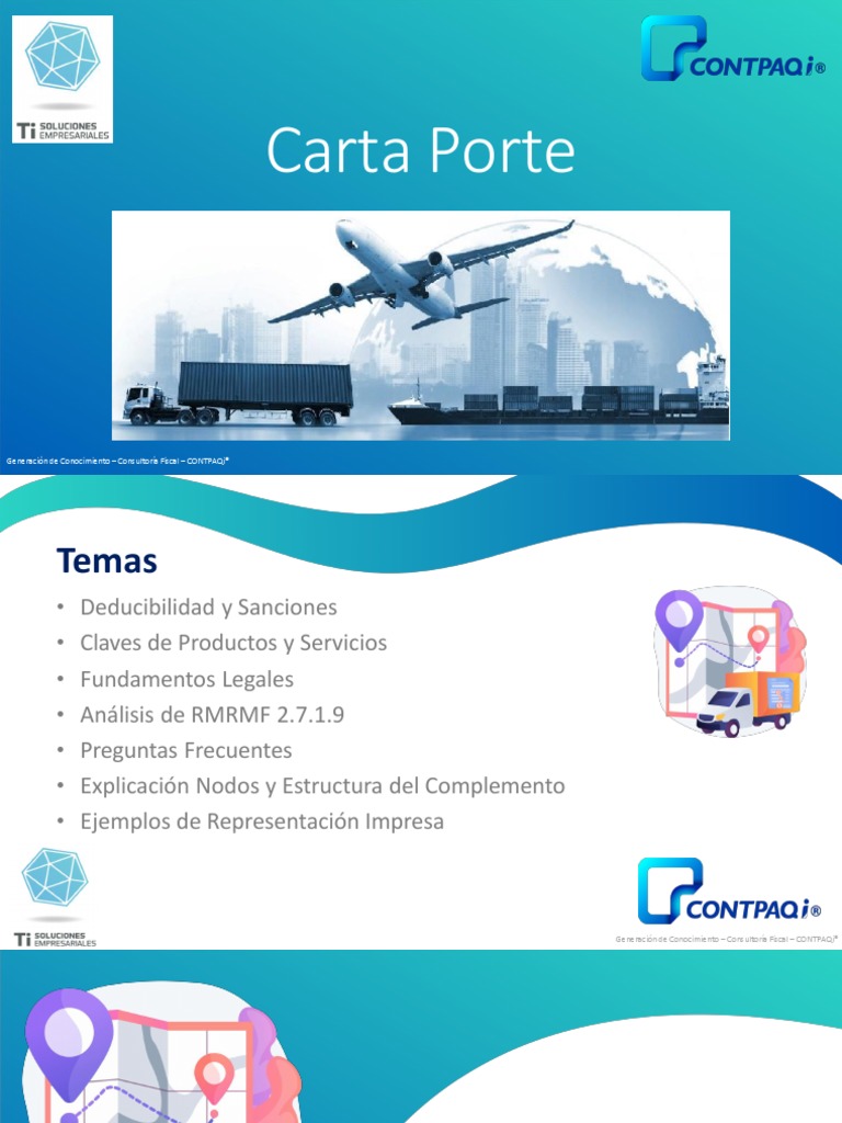 Carta Porte | PDF | Transporte | El comercio internacional