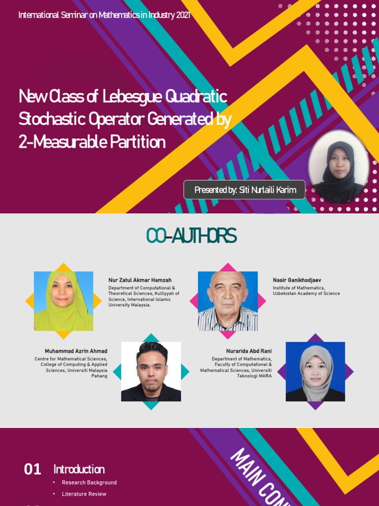 New Class of Lebesgue Quadratic Stochastic Operator Generated by 2-Measurable Partition | PDF ...