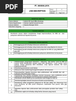 Contoh Format Job-Description | PDF