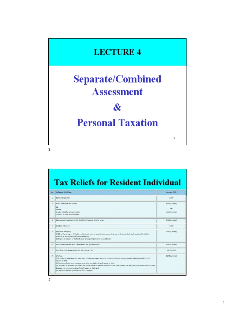 WK 4 Lecture 4 Personal Taxation Student2033 | PDF | Taxes | Life Insurance