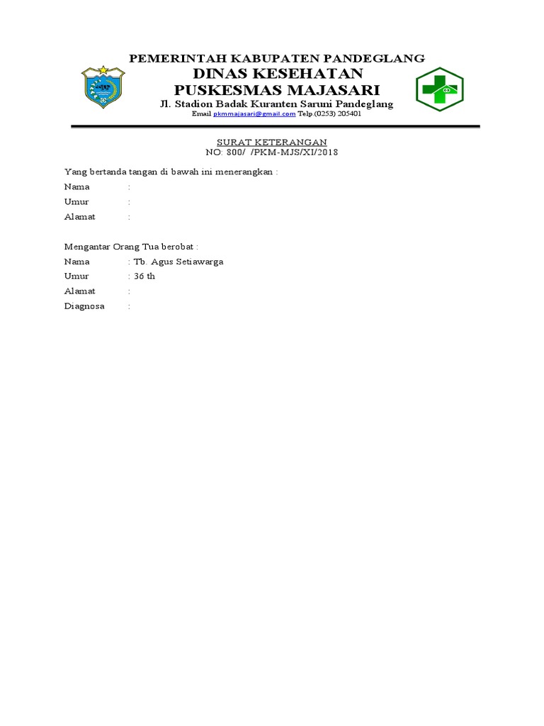 Surat Rujukan PKM | PDF