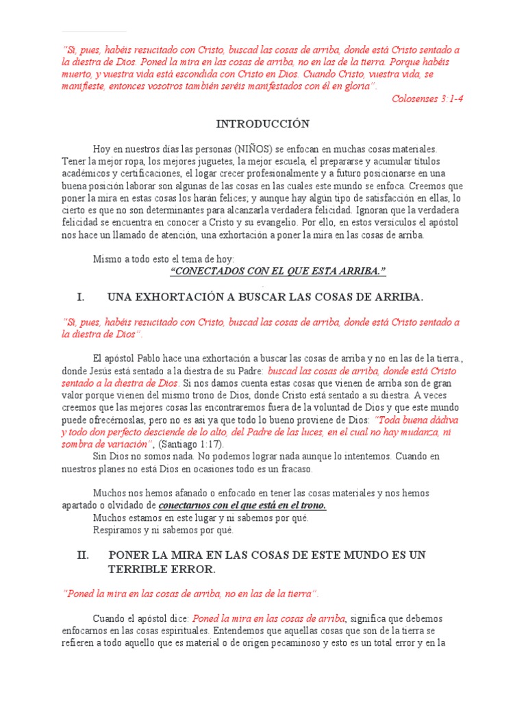 Conectados Con Dios | PDF | Cristo (título) | Jesús