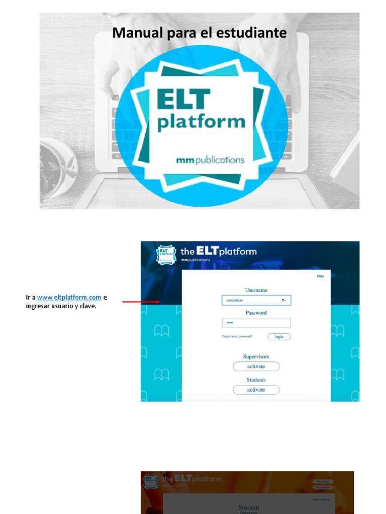 Guía para El Alumno ELT Platform | PDF