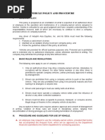 Company Driver SOP Guidelines | PDF | Driving